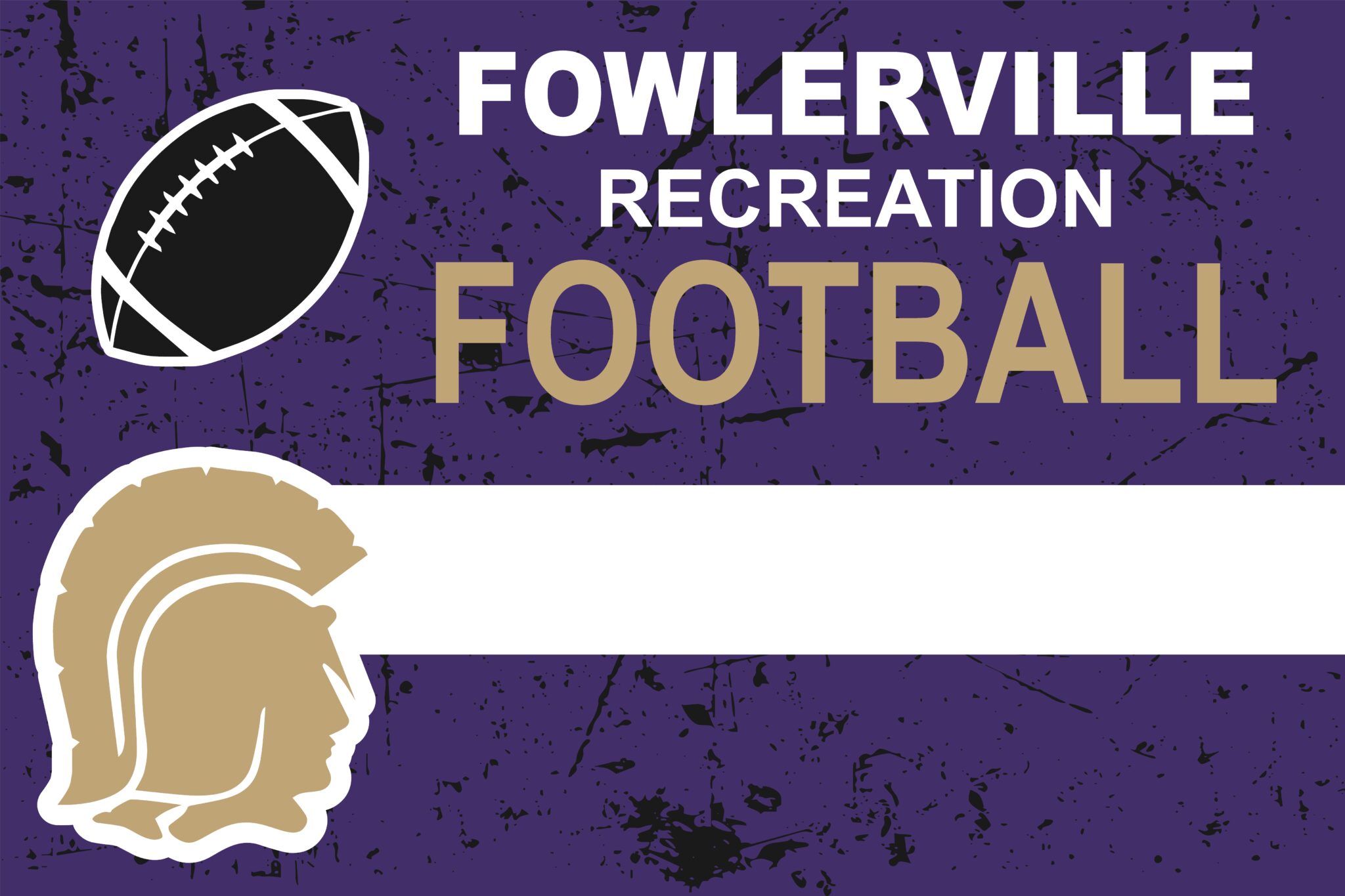 Fowlerville Recreation Football Yard Sign – Signature Signs