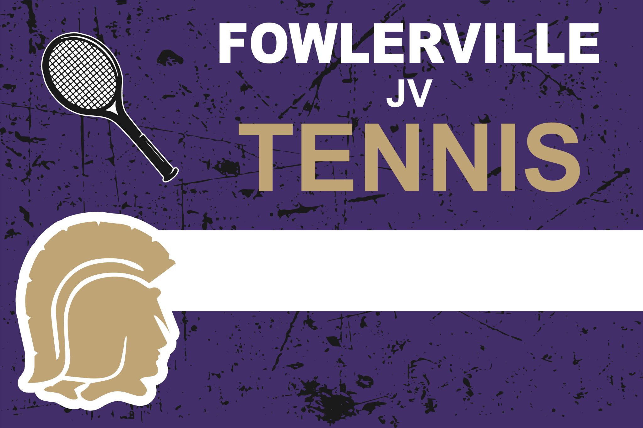 Fowlerville JV Tennis Yard Sign – Signature Signs